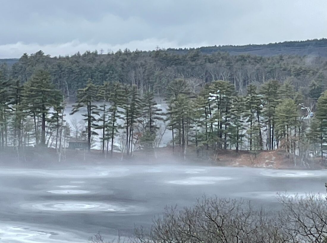 Rare ice circles on Gumpas Pond | News, Sports, Jobs - The Nashua Telegraph
